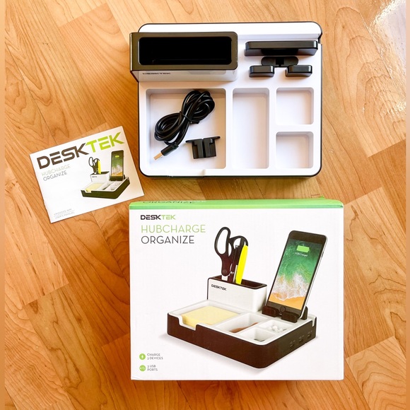 DeskTek | Office | Clearance Sale Desktek Hubcharge Organize Desk ...